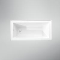 China HA2007 Function Whirlpool Bathtubs Skirt Acrylic Bathtub with Tile Flange Topmount for sale