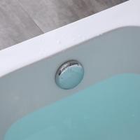 China Simple Acrylic Bathtub with Separated Panels and Legs Support 1500x700x520mm for sale