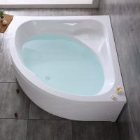 China Acrylic Corner Bathtub with Skirt Legs Disassembled Panel Tub 1500x1500x580mm for sale