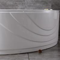 China Acrylic Corner Bathtub with Skirt Legs Disassembled Panel Tub 1500x1500x580mm for sale