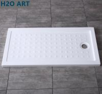 China 90mm Diameter Waste Hole Rectangular Acrylic Shower Base Bathtub Tray with Full Sizes for sale