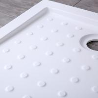 China 90mm Diameter Waste Hole Rectangular Acrylic Shower Base Bathtub Tray with Full Sizes for sale
