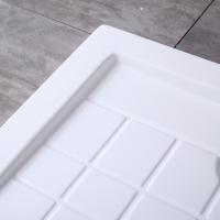China Square Acrylic Shower Tray 800x800x45mm Fast Installation Europe Base PMMA for sale