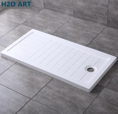 China Acrylic Shower Tray 900x700x50mm with 90mm Drain Hole for Shower Cabin Base for sale