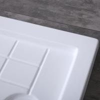 China Acrylic Shower Tray 900x700x50mm with 90mm Drain Hole for Shower Cabin Base for sale