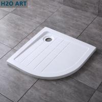 China 800x800x45mm Corner Acrylic Shower Tray for Glass Cabinet Base Bath Tray for sale