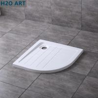 China 800x800x45mm Corner Acrylic Shower Tray for Glass Cabinet Base Bath Tray for sale