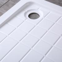 China 800x800x45mm Corner Acrylic Shower Tray for Glass Cabinet Base Bath Tray for sale