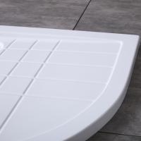 China 800x800x45mm Corner Acrylic Shower Tray for Glass Cabinet Base Bath Tray for sale