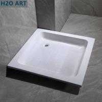 China Undertile Acrylic Shower Tray 700x700x130mm with 50mm Waste Hole Single Color for sale