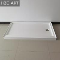 China Rectangular Acrylic Shower Base 60x32 inch with 90mm Drain for Canada Market for sale