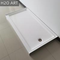 China Rectangular Acrylic Shower Base 60x32 inch with 90mm Drain for Canada Market for sale