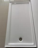 China Rectangular Acrylic Shower Base 60x32 inch with 90mm Drain for Canada Market for sale
