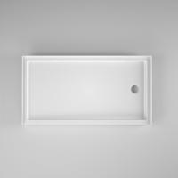 China Rectangular Acrylic Shower Tray 60X32 prime prime for Canada Market Shower Base for sale