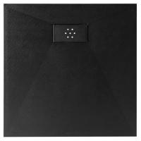 China SMC Shower Base 800x800mm North American Standard Black with Skirt Structure for Glass Cabinet for sale