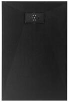China SMC Shower Base 800x800mm North American Standard Black with Skirt Structure for Glass Cabinet for sale