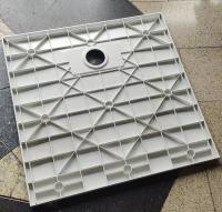 China SMC Shower Base 800x800mm North American Standard Black with Skirt Structure for Glass Cabinet for sale
