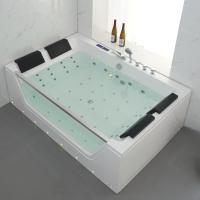China 1700x800x580mm Rectangular Acrylic Whirlpool Massage Bathtub with 1.5HP Motor for sale