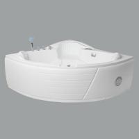 China Customizable 1500mm Acrylic Whirlpool Massage Bathtub for 2 Person Computer Controlled for sale