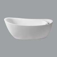 China 1800x850x720mm 100% PMMA Acrylic Freestanding Whirlpool Massage Bathtub 60kg for sale
