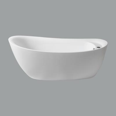 China 1800x850x720mm 100% PMMA Acrylic Freestanding Whirlpool Massage Bathtub 60kg for sale