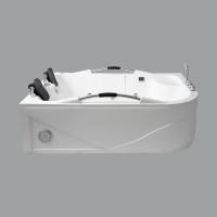 China 2 Person Corner Whirlpool Massage Bathtub 1800x1200x650mm Acrylic Outdoor SPA for sale