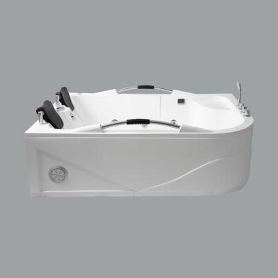 China 2 Person Corner Whirlpool Massage Bathtub 1800x1200x650mm Acrylic Outdoor SPA for sale