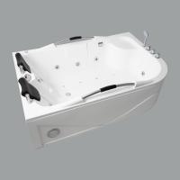 China 2 Person Corner Whirlpool Massage Bathtub 1800x1200x650mm Acrylic Outdoor SPA for sale