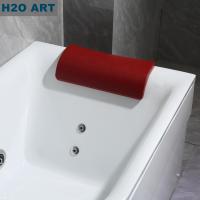 China Freestanding Acrylic Massage Bathtub 1500x800mm Whirlpool with LED Light and Digital Control for sale