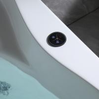 China Corner Acrylic Massage Bathtub Whirlpools SPA Tub Hand Controlled for Precise Control for sale
