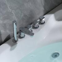 China Corner Acrylic Massage Bathtub Whirlpools SPA Tub Hand Controlled for Precise Control for sale