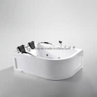 China Whirlpool Massage Bathtub Acrylic Double Corner Hot Tub 2 Person Outdoor SPA 1800x1200x650mm for sale