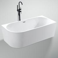 China PMMA Acrylic Freestanding Bathtub 1700x800mm Left Right Drain Custom Colors White Black for sale