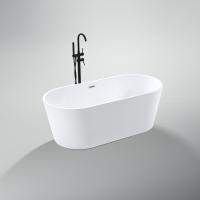China Oval PMMA Acrylic Freestanding Bathtub 1700x800mm 5 Year Warranty OEM for sale