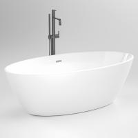 China 30-Day Return Policy Egg Shape Acrylic Freestanding Bathtub with Bulk Loading Option for sale