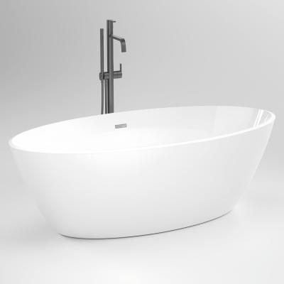 China 30-Day Return Policy Egg Shape Acrylic Freestanding Bathtub with Bulk Loading Option for sale