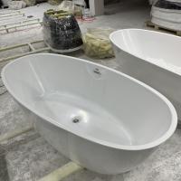 China 30-Day Return Policy Egg Shape Acrylic Freestanding Bathtub with Bulk Loading Option for sale
