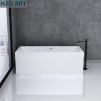 China 1800mm Freestanding Acrylic Bathtub Straight Narrow Rim Border Whirlpool for sale