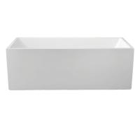 China 1800mm Freestanding Acrylic Bathtub Straight Narrow Rim Border Whirlpool for sale