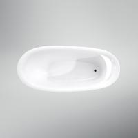China Customized Function Freestanding Luxury Oval Acrylic Bathtub with Optional Whirlpool for sale