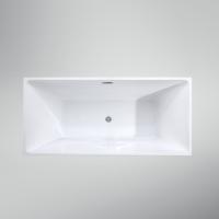 China Customized Request Straight Acrylic Freestanding Bathtub with Whirlpool/Massage Function for sale