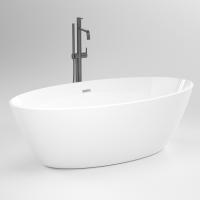 China Oval Luxury Freestanding Bathtub Egg Design with Customized Request and Hand Control for sale