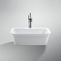 China Freestanding Acrylic Bathtub 1700x750x580mm with Outer Frame and Stainless Steel Legs for sale