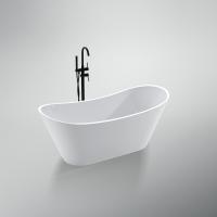 China Oval PMMA Acrylic Freestanding Bathtub 1800x900mm Bulk Packing 5 Year Warranty for sale