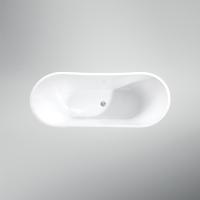 China Oval PMMA Acrylic Freestanding Bathtub 1800x900mm Bulk Packing 5 Year Warranty for sale