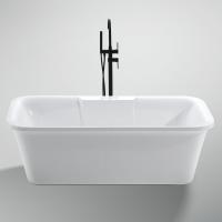China Pure PMMA Acrylic Freestanding Bathtub 1700x750x580mm Disassembled with Stainless Steel Legs for sale