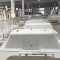 China Pure PMMA Acrylic Freestanding Bathtub 1700x750x580mm Disassembled with Stainless Steel Legs for sale