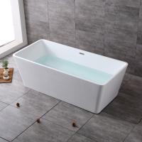 China Freestanding Acrylic Bathtub 1500x700mm Eco-Friendly Narrow Rim Design for sale