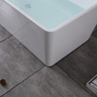 China Freestanding Acrylic Bathtub 1500x700mm Eco-Friendly Narrow Rim Design for sale