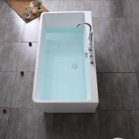 China Freestanding Acrylic Massage Bathtub 1500mm 1700mm Spa Bathtub for Home Hotel for sale